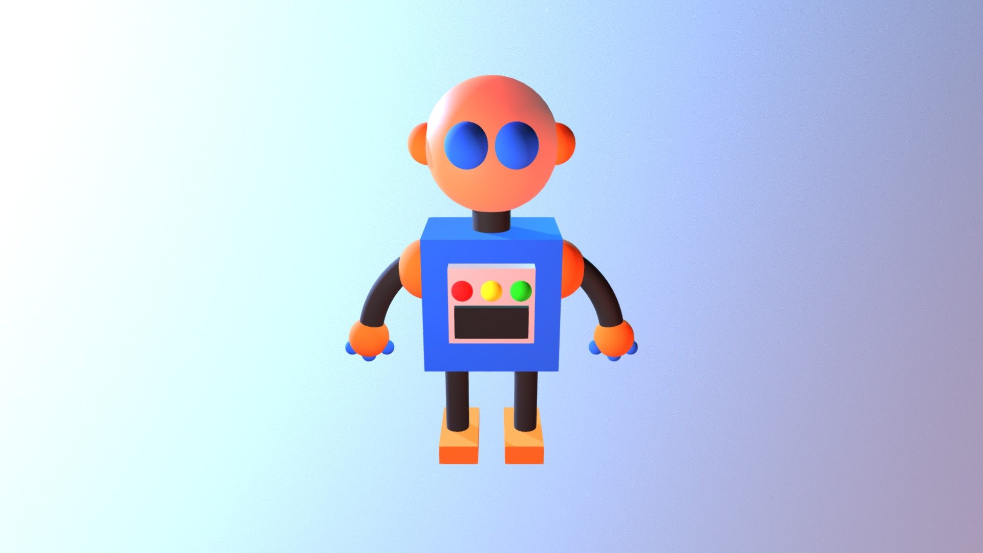 Robot - 3D model by jaydesai [edf5217] - Sketchfab