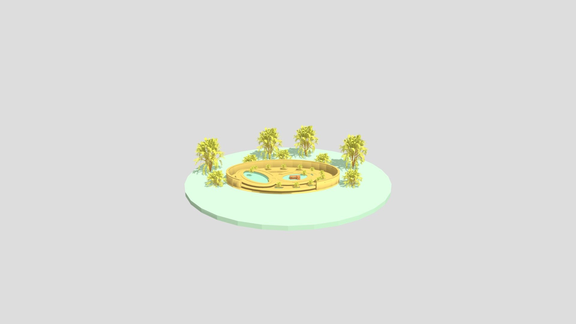 OASIS - 3D model by arahmed1 [edf7291] - Sketchfab