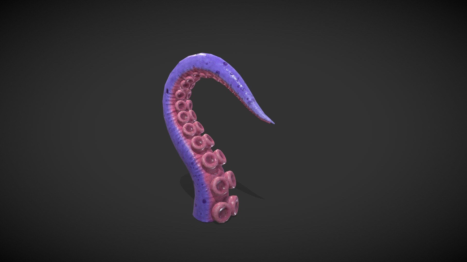 Stylized Tentacle - 3D model by Pavel Efremov (@cowboyneil) [edf8642] - Sketchfab