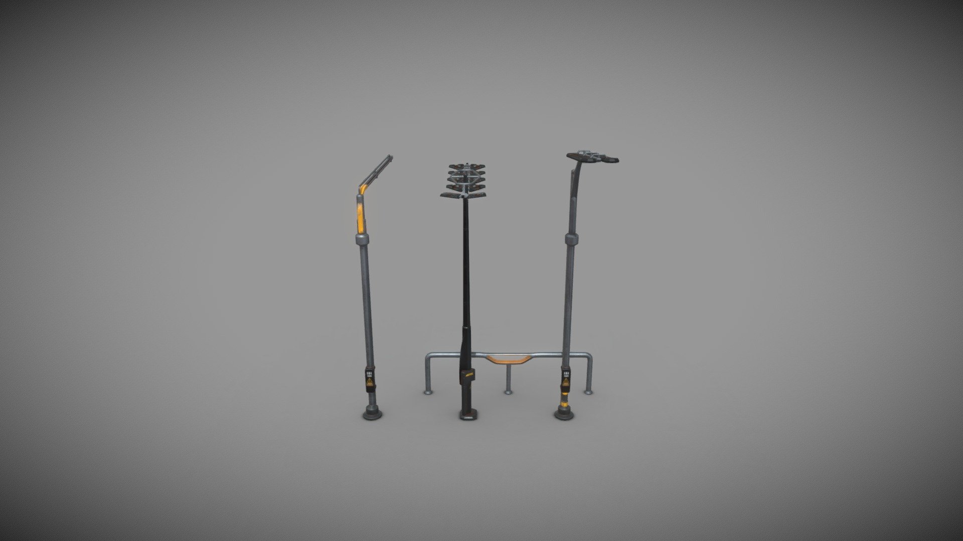 Street Elements - 3D model by Artur Kulczycki (@makbeton) [edf956c ...