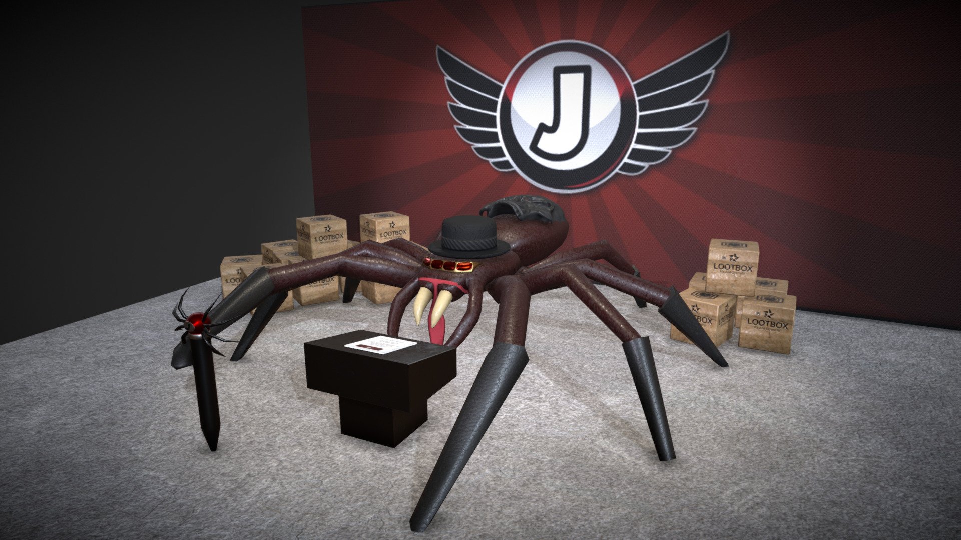The JimquisitionSpider - 3D model by dark-minaz [edf9ab5] - Sketchfab