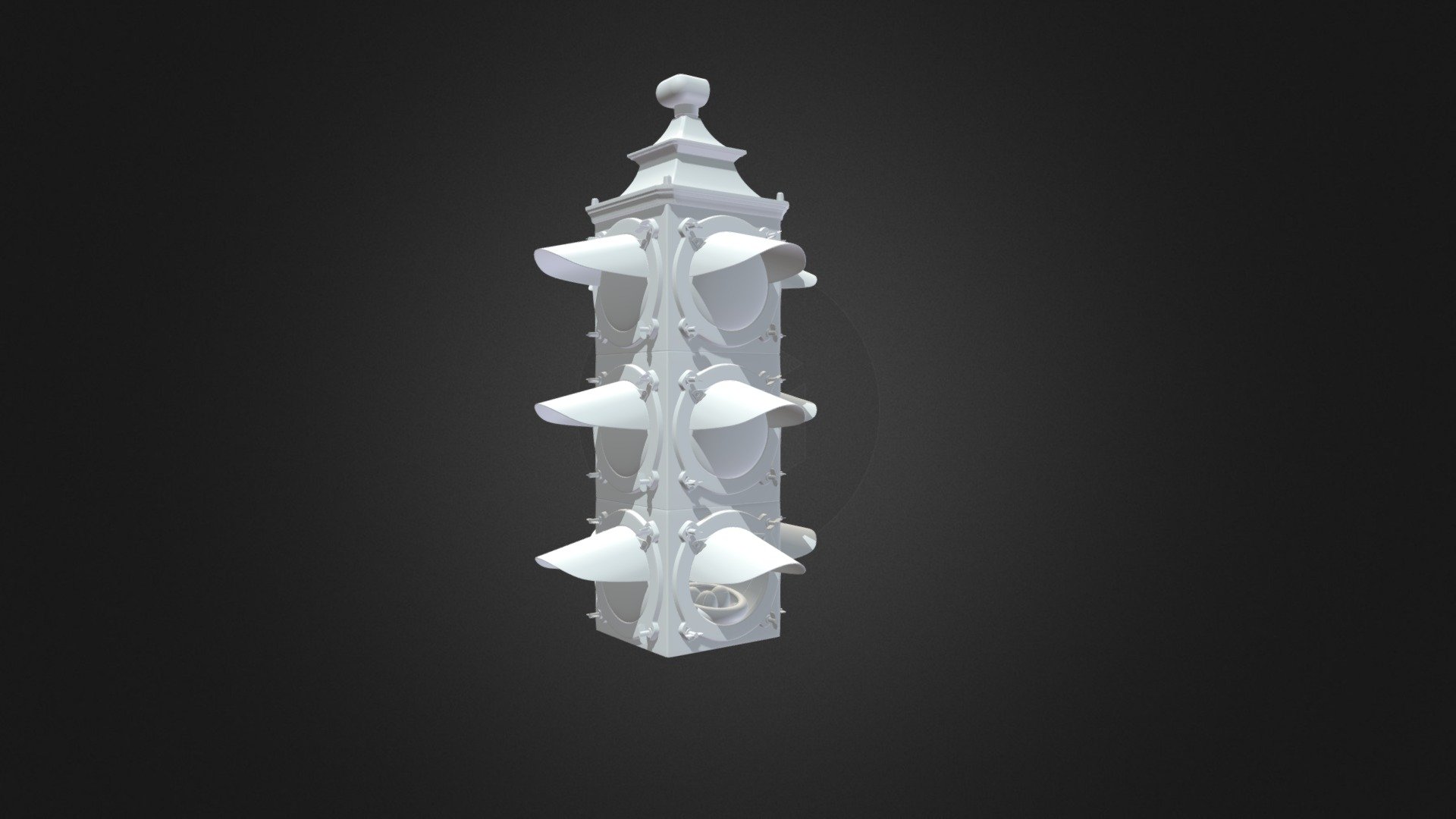 Traffic Light Model - 3D model by MelakToast [edf9e30] - Sketchfab