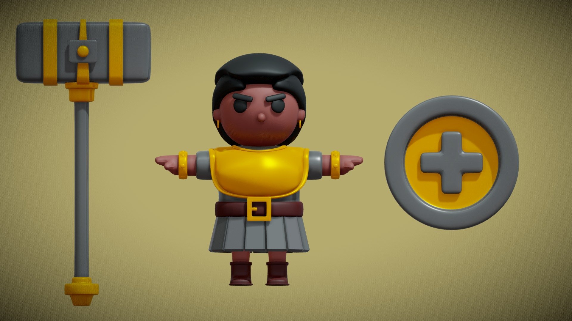 🛡️ Raya 🛡️ - Buy Royalty Free 3D model by MiniSrRaptor [edfa622 ...