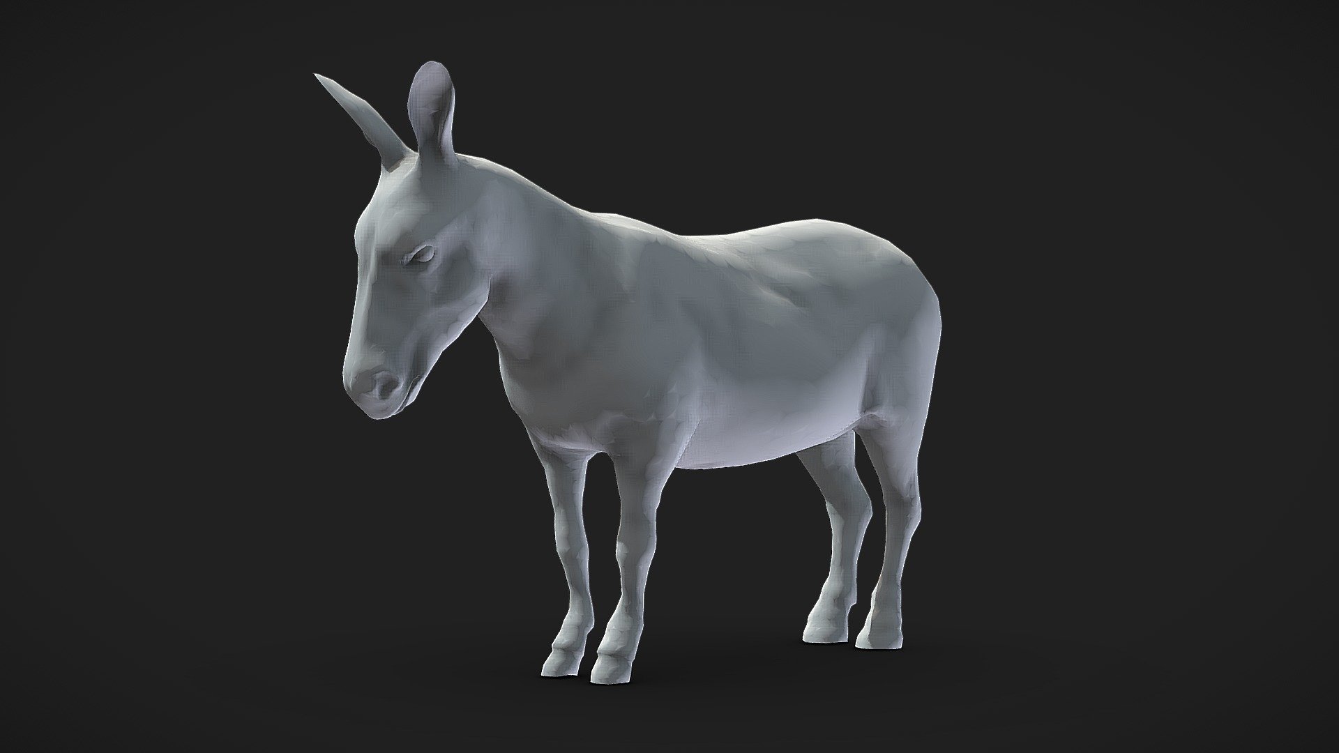 Donkey Base Mesh - Buy Royalty Free 3D model by Iofry [edfb275 ...