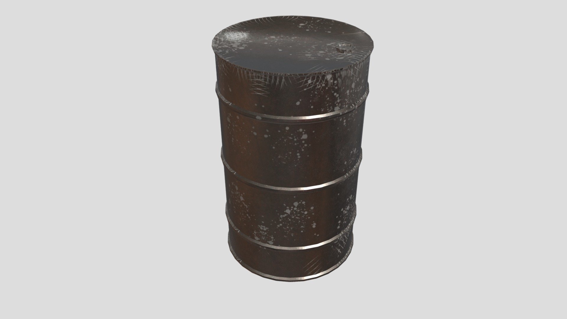 Steel Barrel - Download Free 3D model by cdm21b [edfc6fc] - Sketchfab