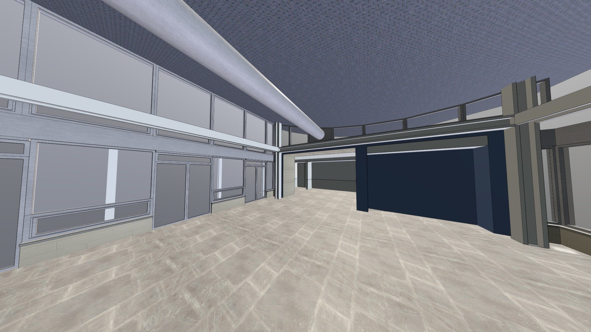 World Languages Building Atrium - 3D model by Michael Darfler ...