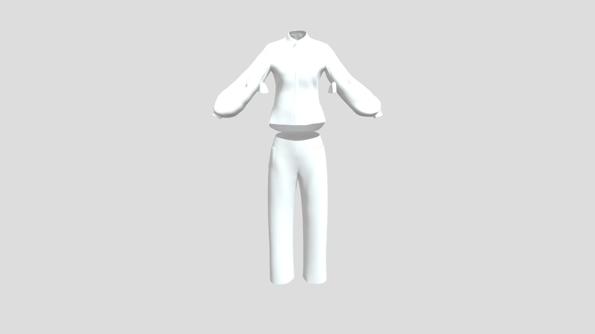 shirtvtry with all hands and phant - 3D model by kailashsdf [edfce24 ...