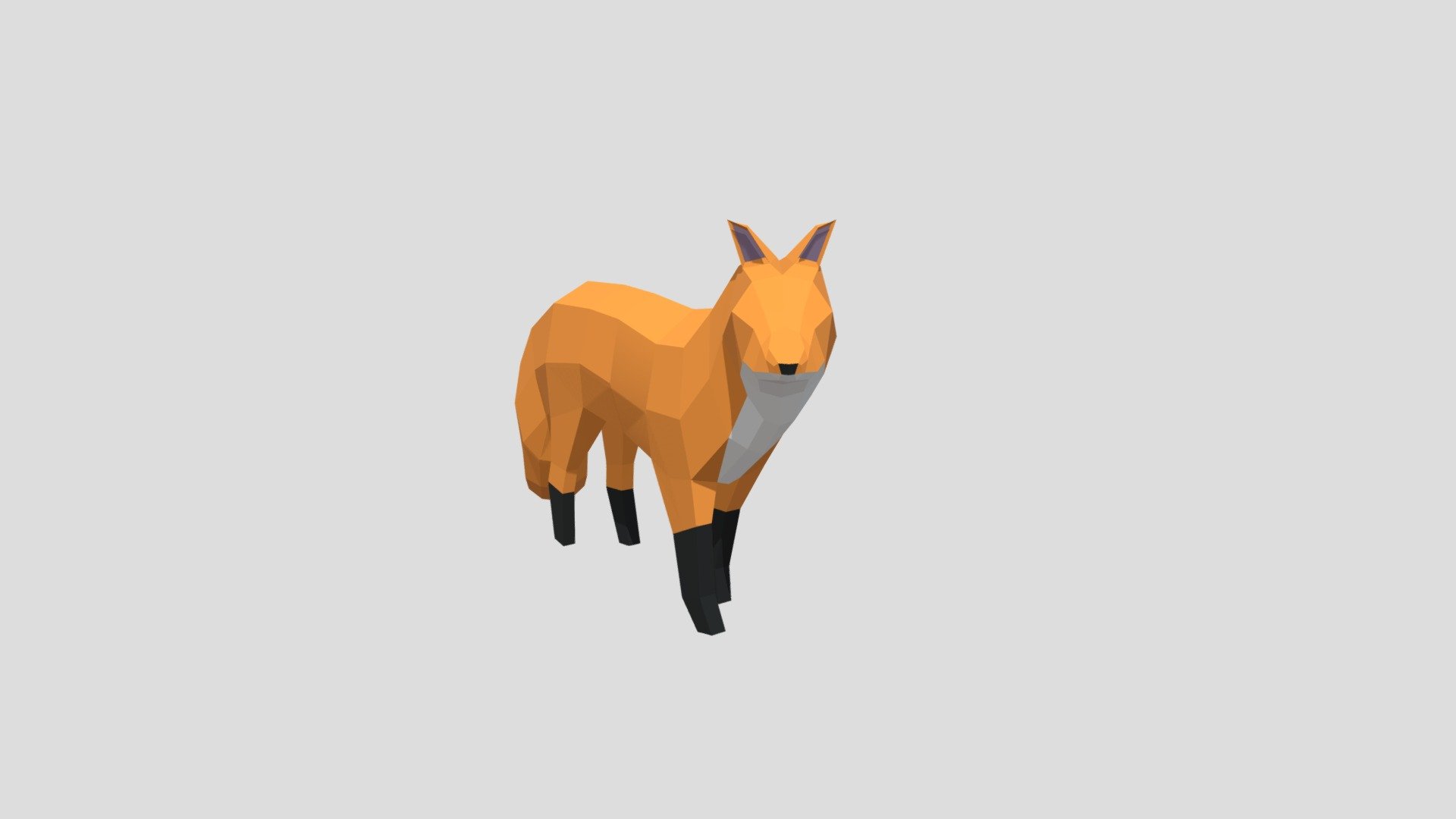 Fox Pose1 - 3D model by SwinkyBg [edfd766] - Sketchfab