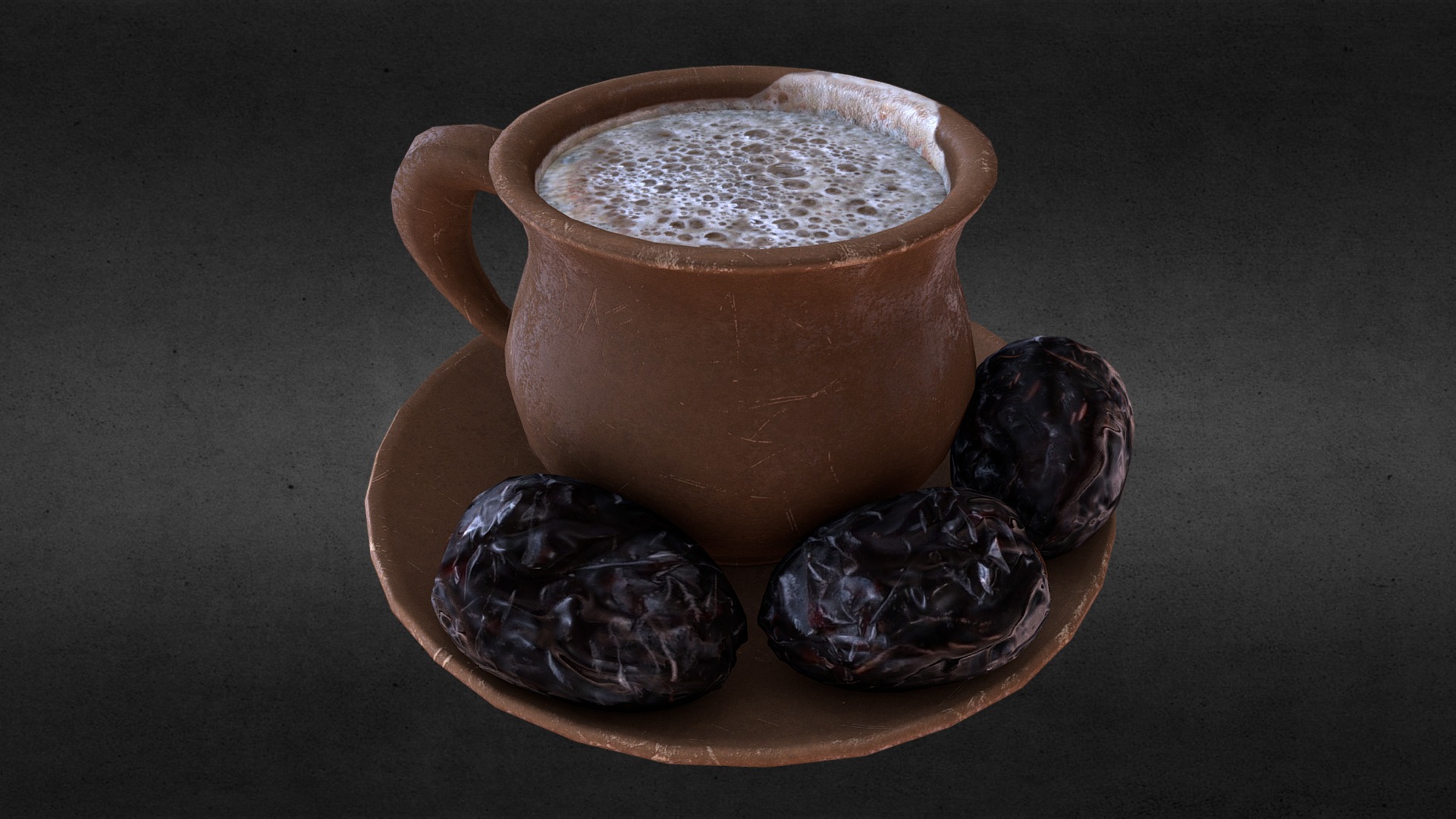 Milk and Dates - 3D model by asern_afri [edfe395] - Sketchfab