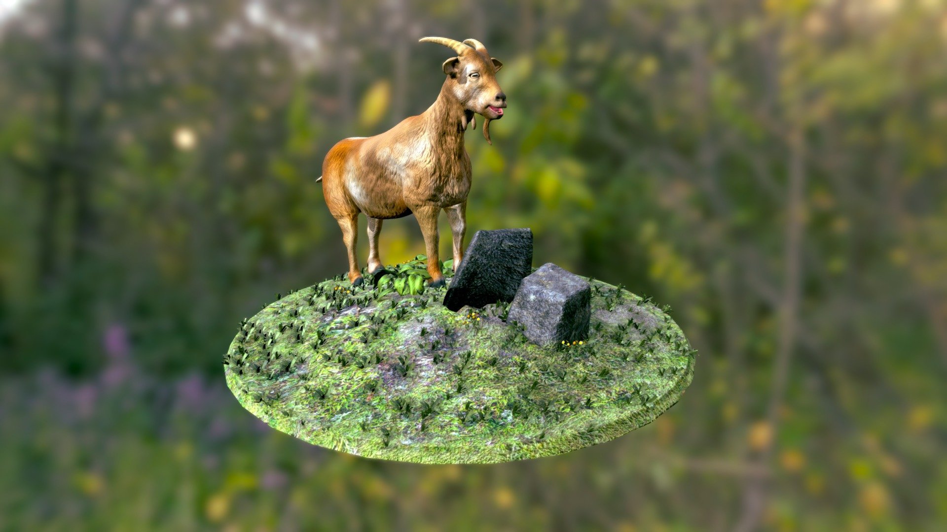 GOAT - 3D model by IBSS [edffe77] - Sketchfab