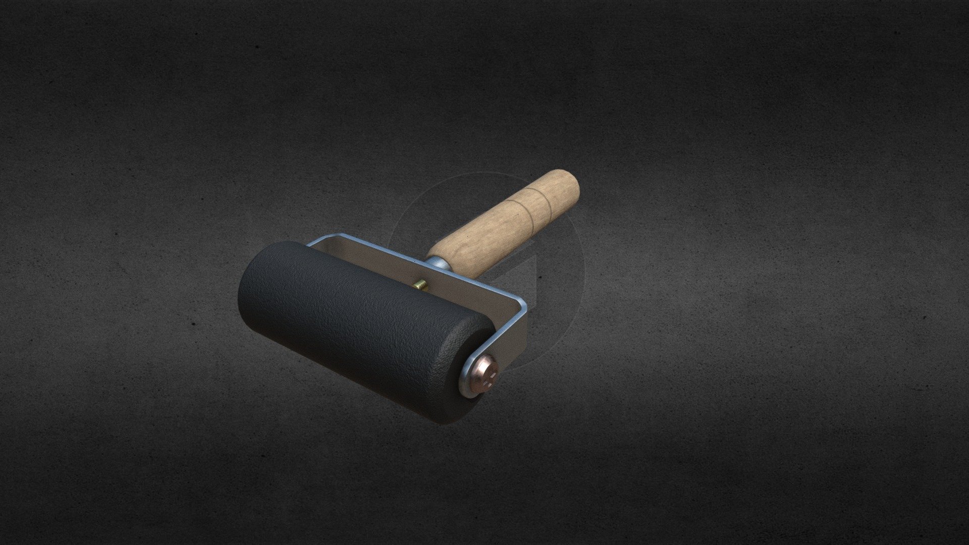 Paint roller - Download Free 3D model by fraricci88 [ee0114d] - Sketchfab