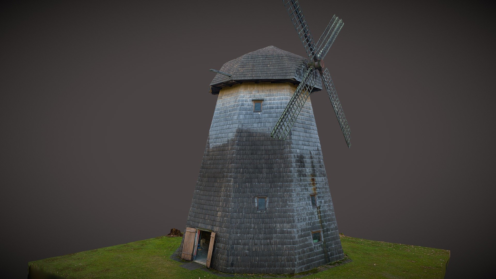 Vana Prangli Windmill - 3D model by Saulius.Zaura [ee013cf] - Sketchfab