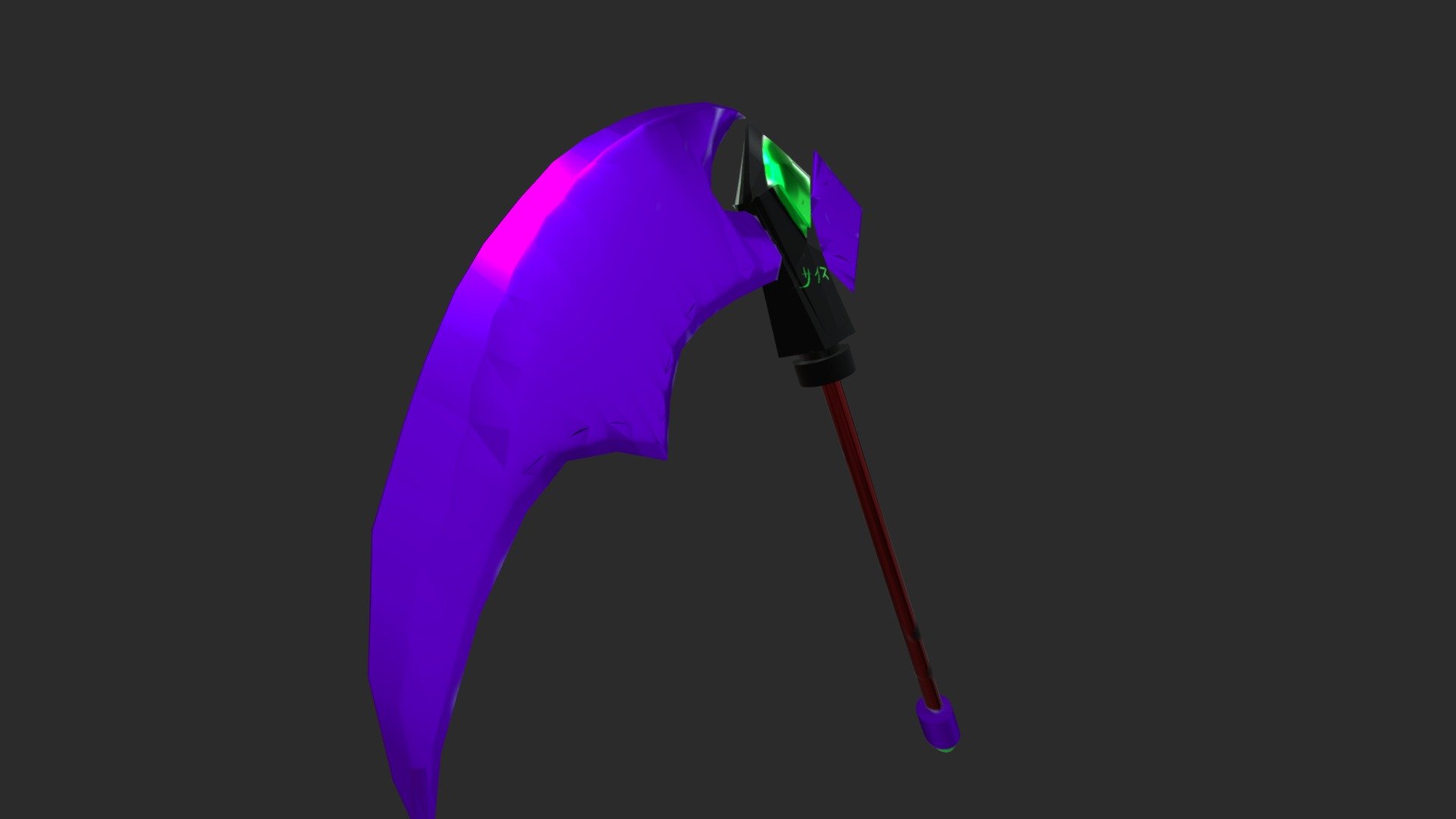 Toxic Scythe LowPoly - 3D model by KonMoeBu [ee01e99] - Sketchfab