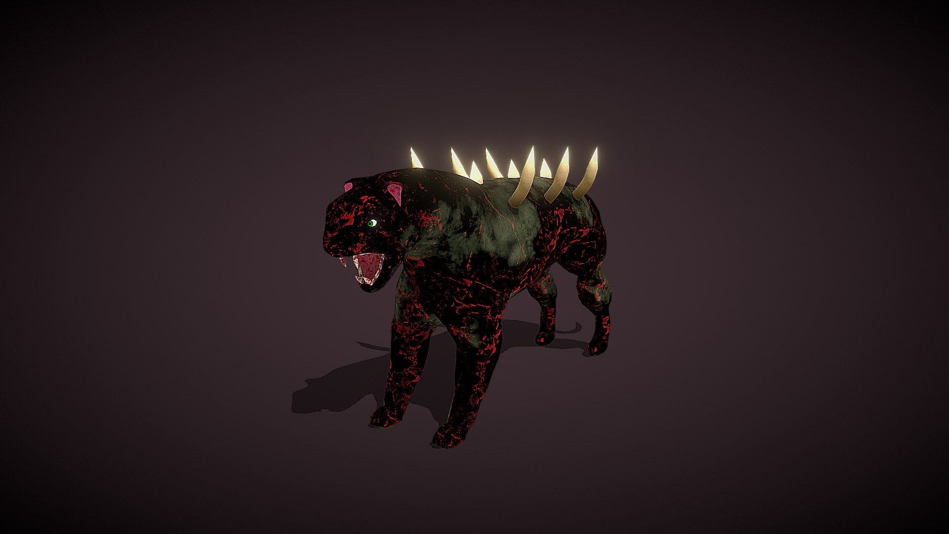Monster Panther - 3D model by Rosbergen Designs (@RosbergenDesigns ...