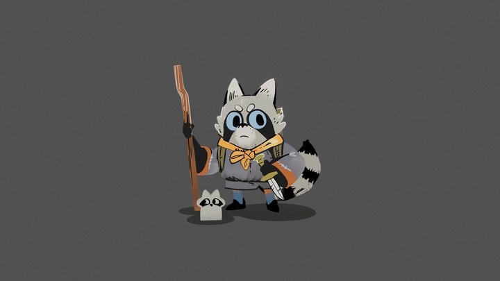 Raccoon 3D models - Sketchfab