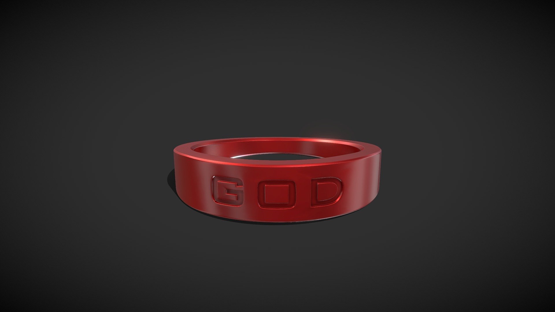 God Ring Female Red - Buy Royalty Free 3D model by Sandeep Choudhary ...