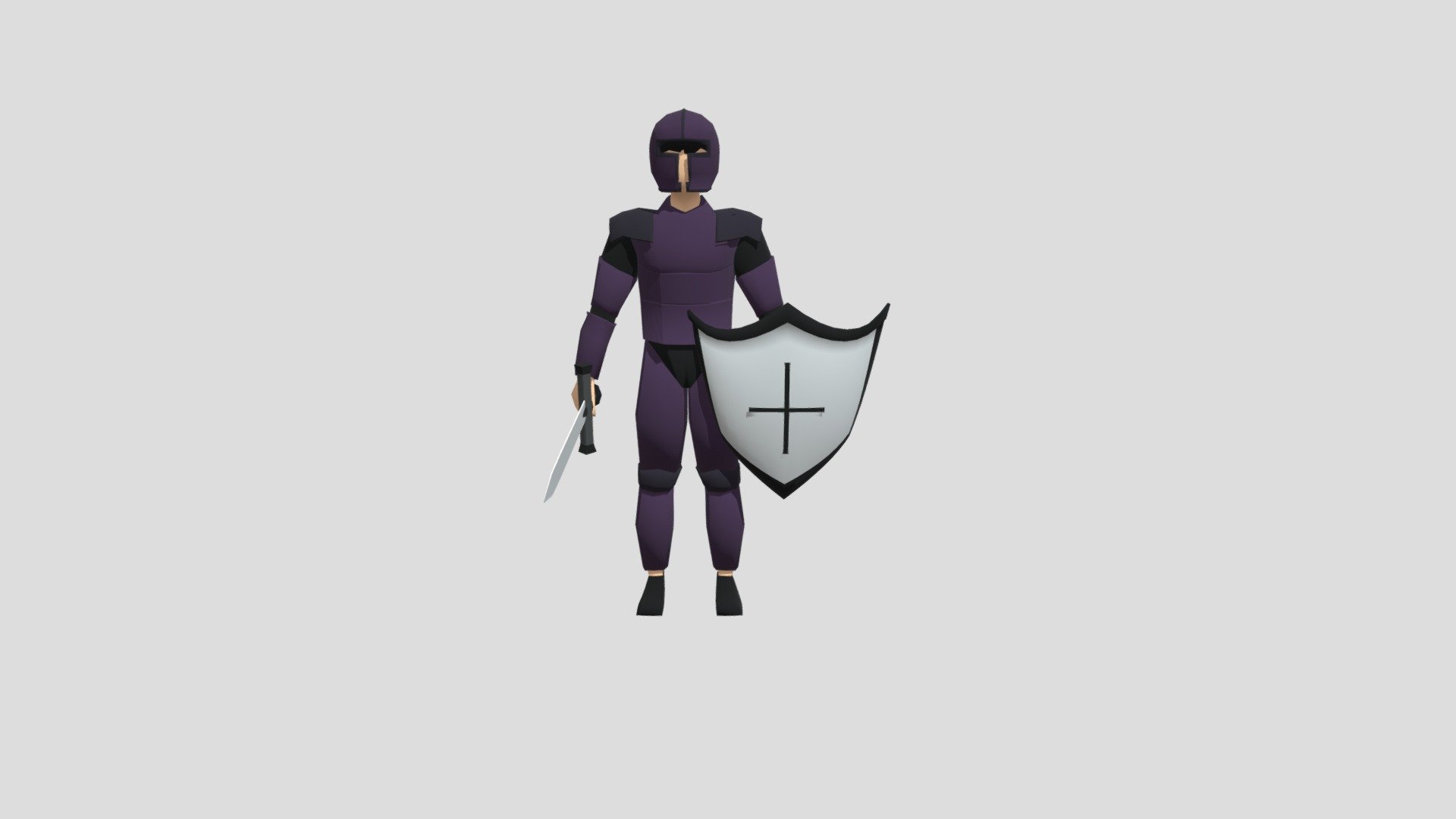 Low Poly Knight - 3D model by davron98 [ee06ccb] - Sketchfab