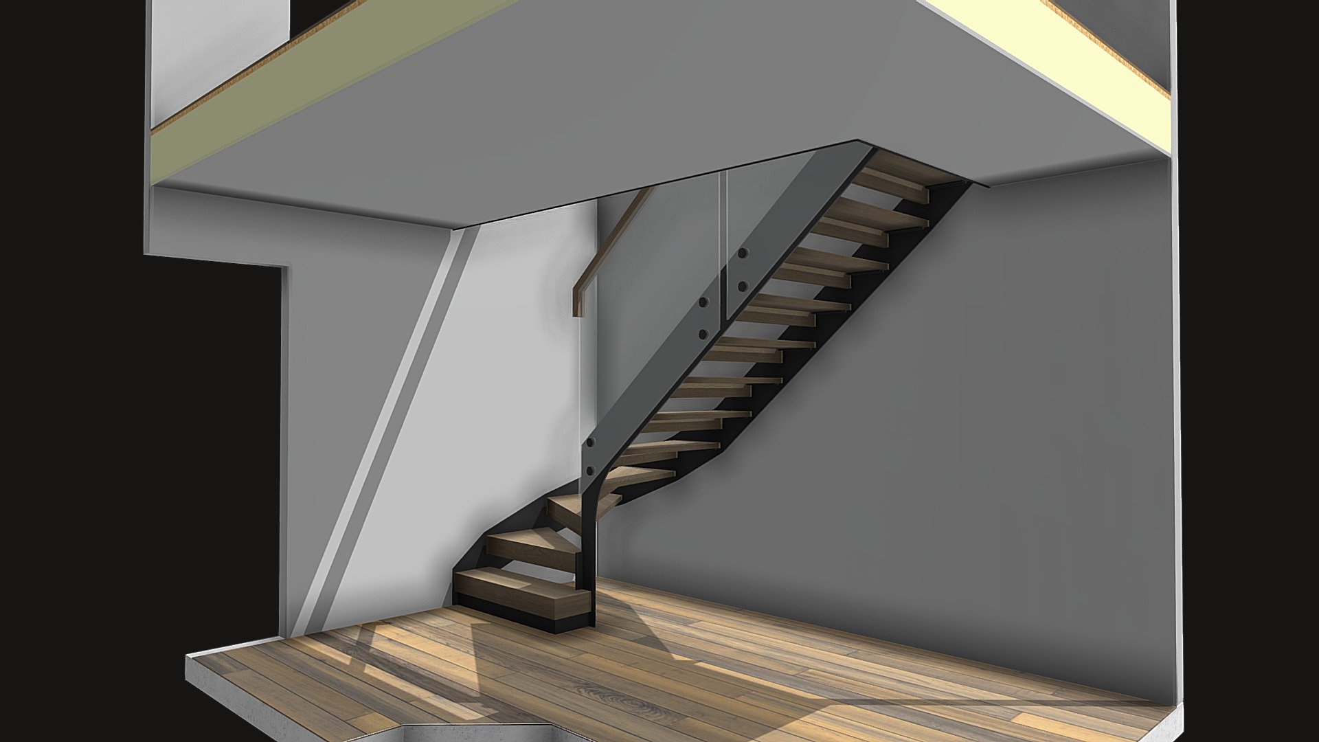TM Browne - Staircase Visual - 3D model by The Metal Staircase Company ...