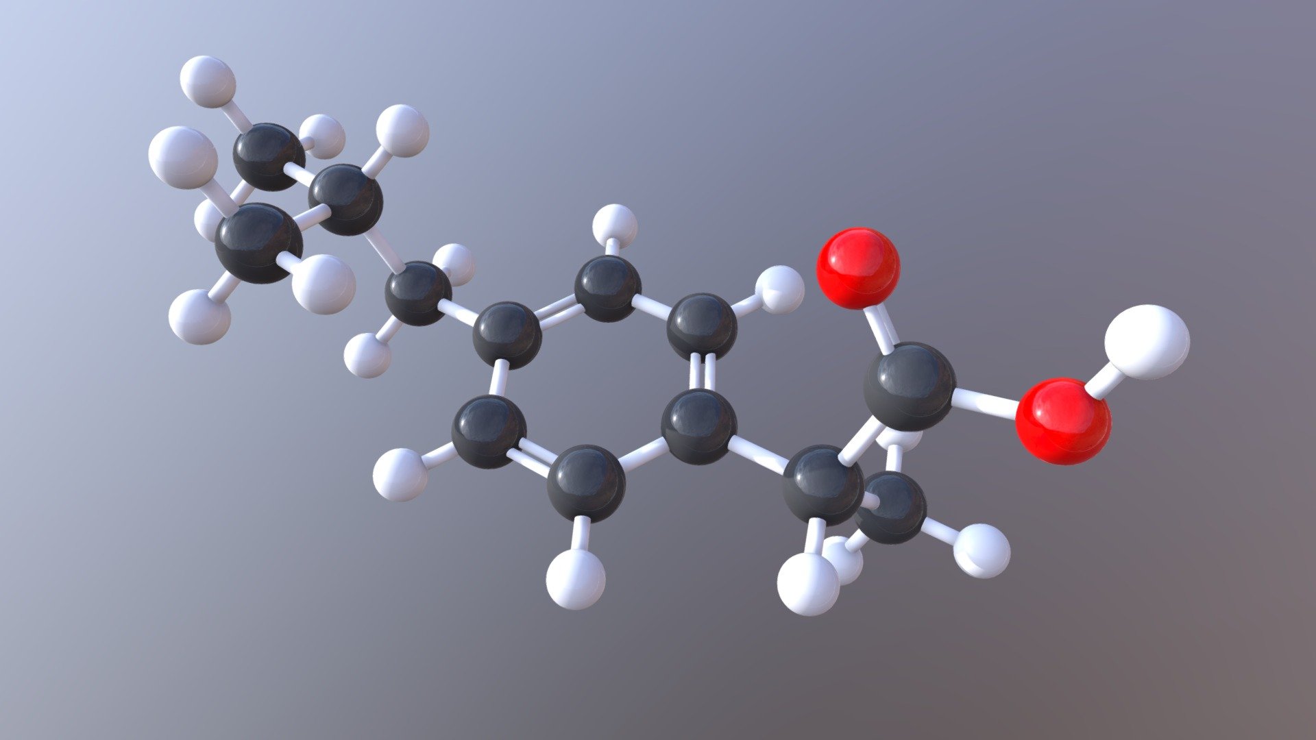 ibuprofen - 3D model by e-sfera (@skolskaknjiga) [ee097cf] - Sketchfab
