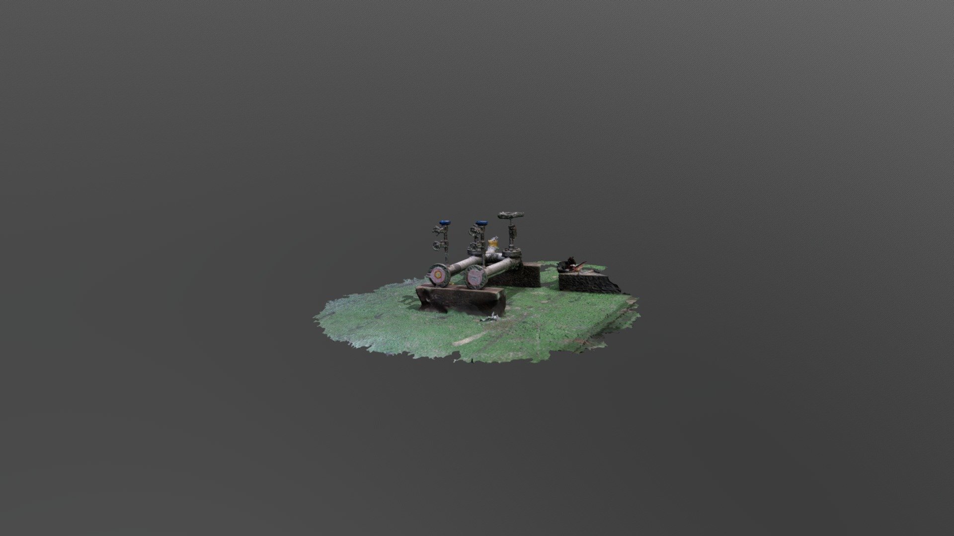 Bare Pipe 01 200 Simplified 3d Mesh - 3D model by js_3d_test [ee0a2d6 ...