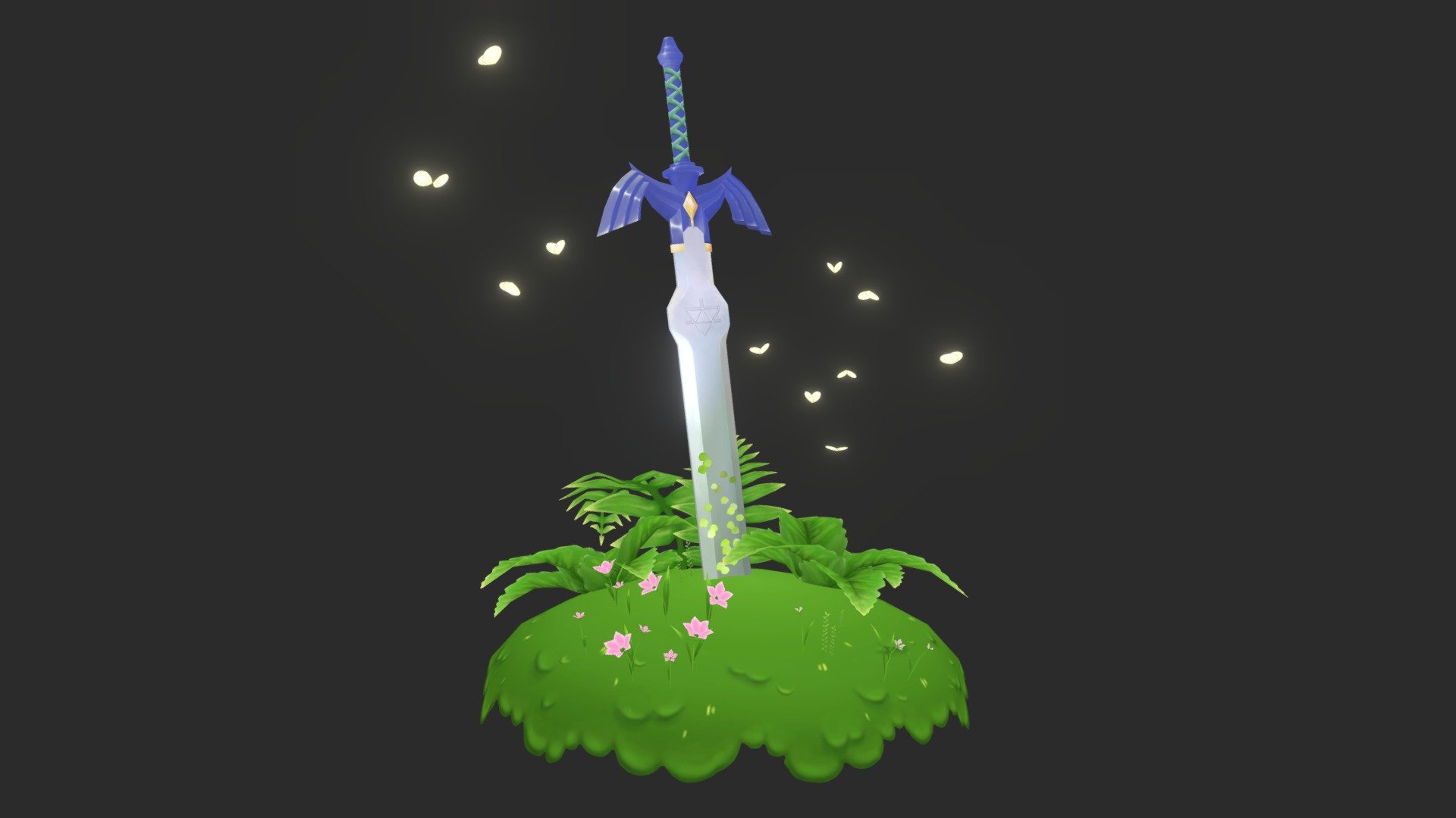 Master Sword - 3D model by natenshii [ee0ae0b] - Sketchfab