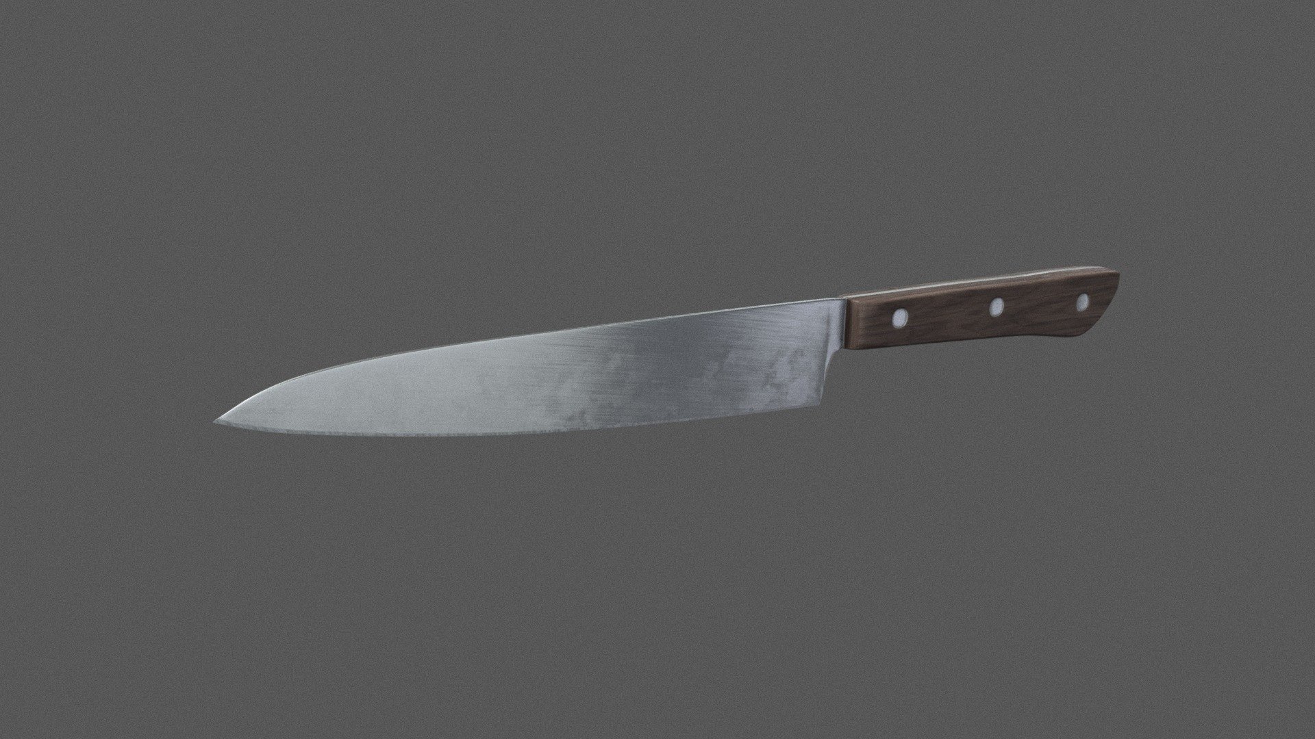 Kitchen knife - 3D model by Ruslan Kazakov (@rkazakoff) [ee0b994 ...
