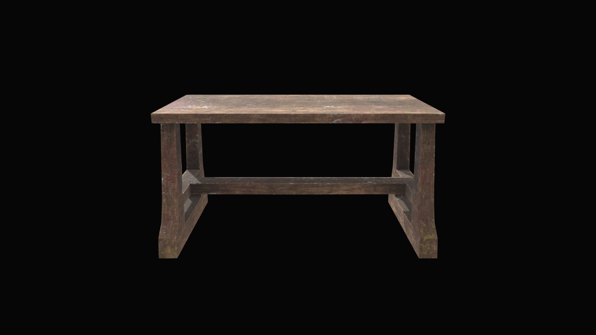 Old table - 3D model by 3deikner [ee0cbf7] - Sketchfab