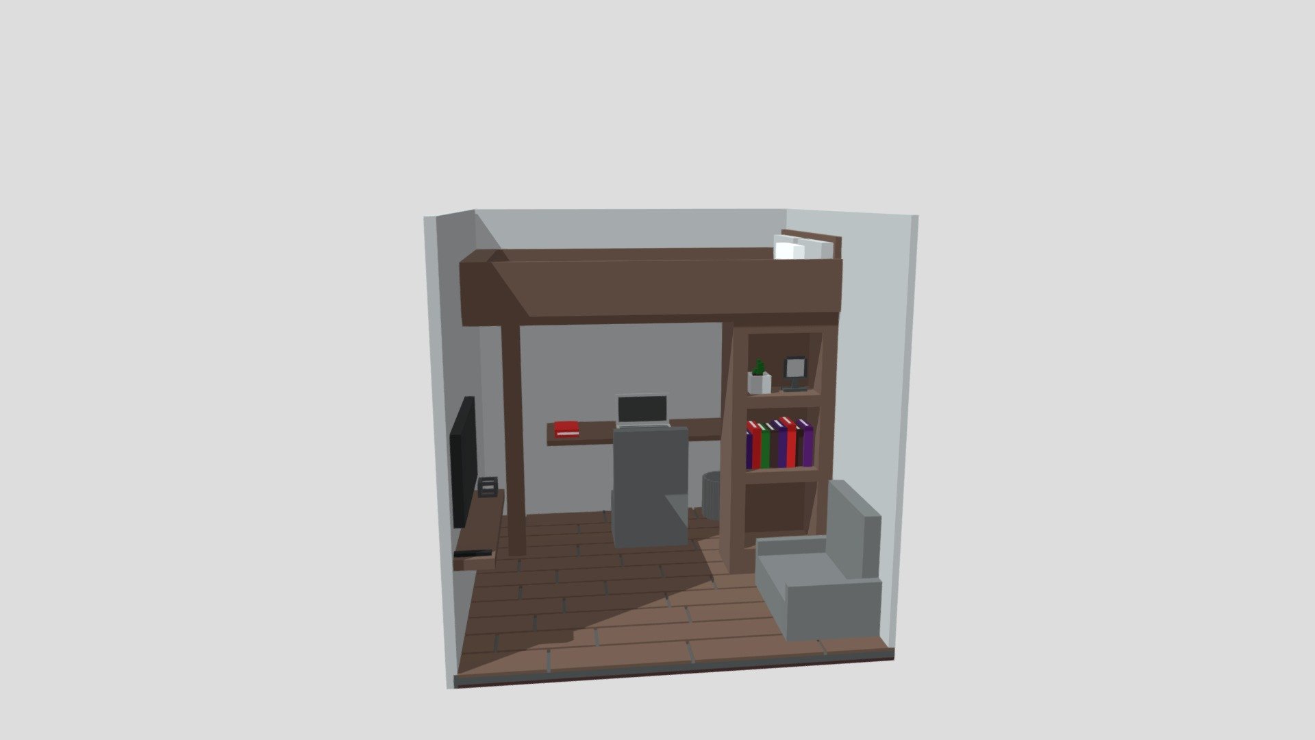 Small Room MagicaVoxel Model - Download Free 3D model by hasinin ...