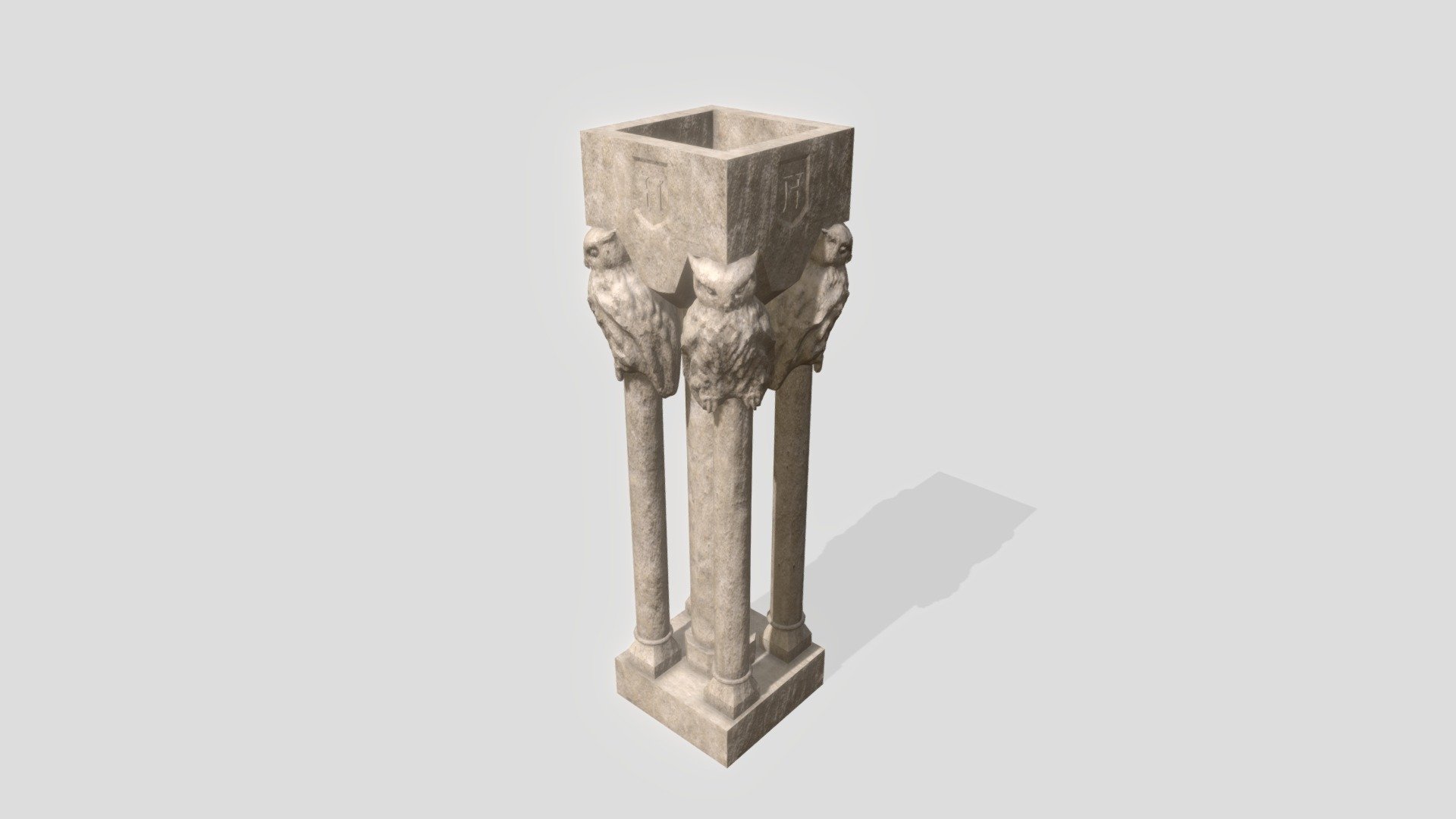 Owl Brazier from Hogwarts - 3D model by danielyosefabdu [ee0e6ad ...