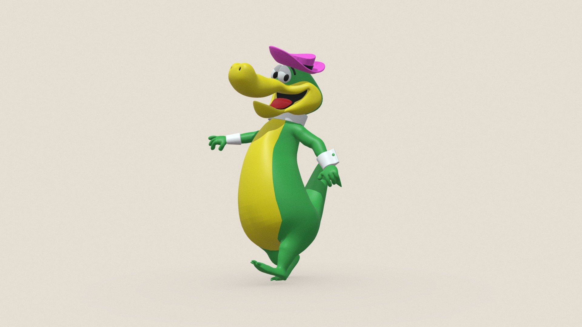 Wally Gator - 3D model by cesaraugustofx [ee0ec87] - Sketchfab