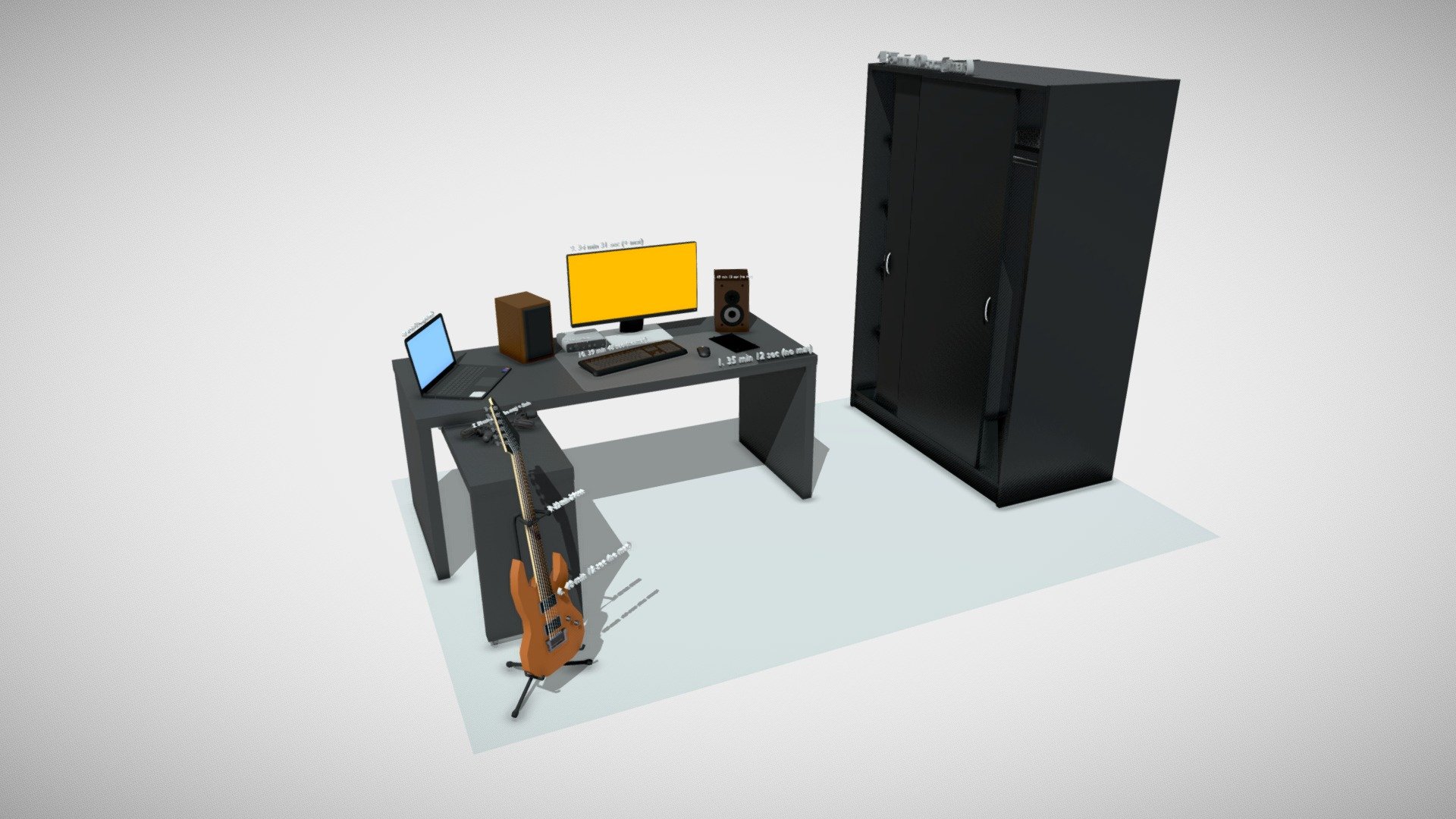 10 drafts - 3D model by lirend [ee0f373] - Sketchfab