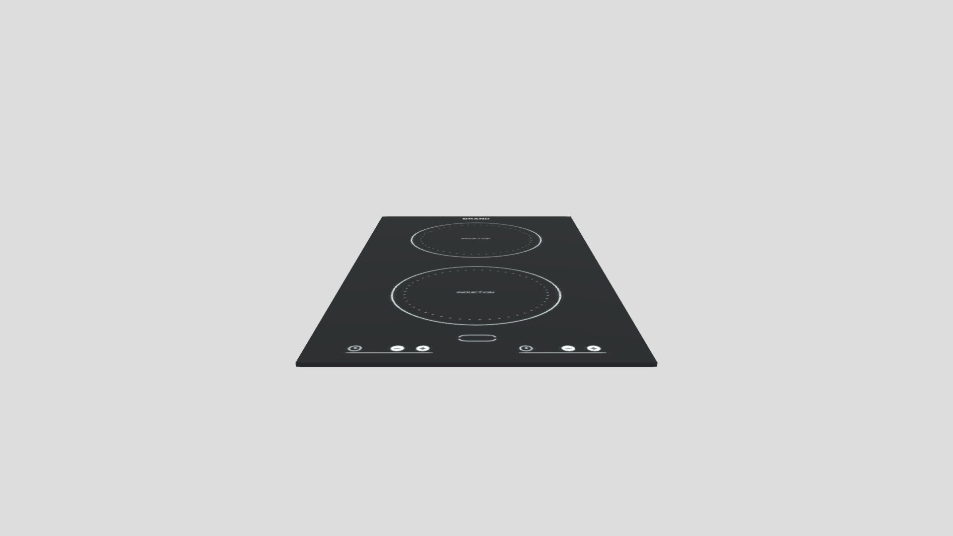 Induction cooker 2 zones - Download Free 3D model by 1-3D.com [ee0fa27 ...