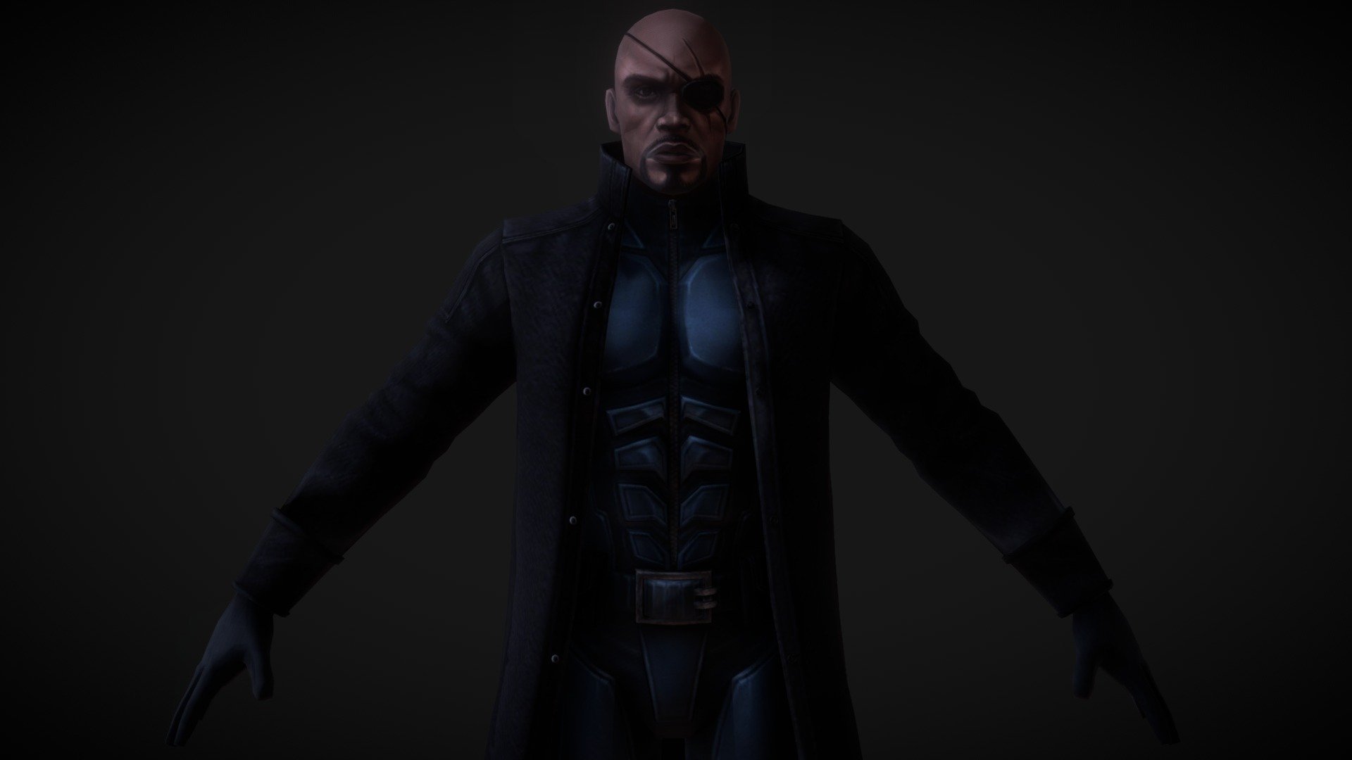 Nick Fury - 3D model by Kryptonite22 [ee1162a] - Sketchfab