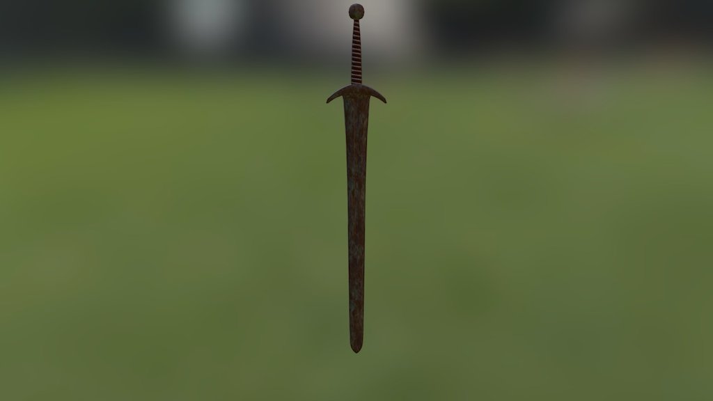 Weathered Sword - Download Free 3D model by James Curtis (@JamesCurtis ...
