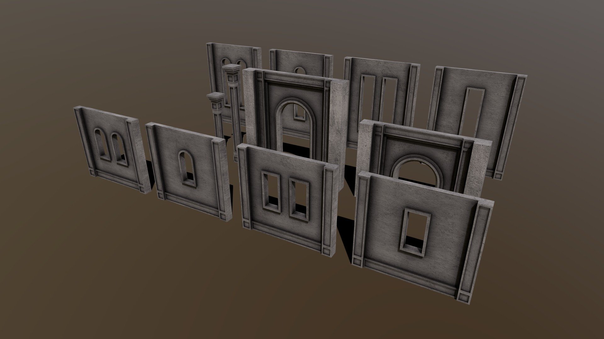 Stone Building Prefabs - Download Free 3D model by Bl4ckGh0st [ee1356a ...