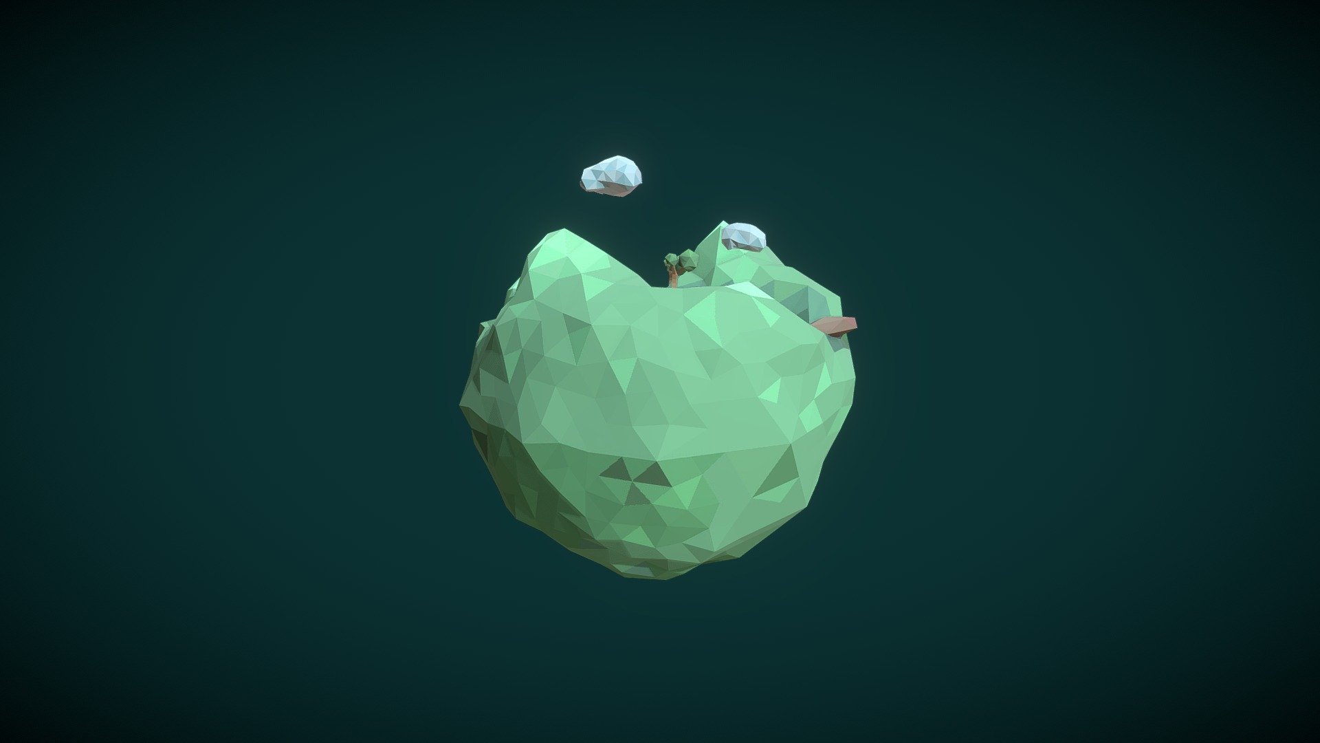 Low Poly planet - 3D model by JaneiCreates [ee14b7e] - Sketchfab