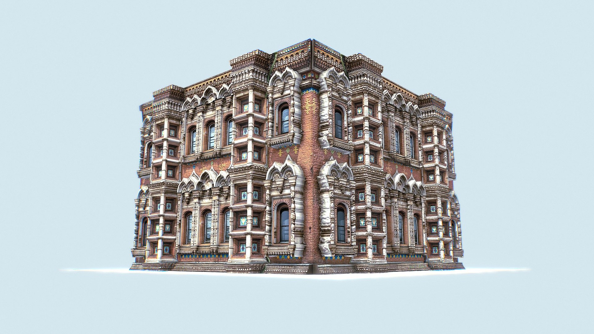 House | Old building | Model from one image - Download Free 3D model by ...