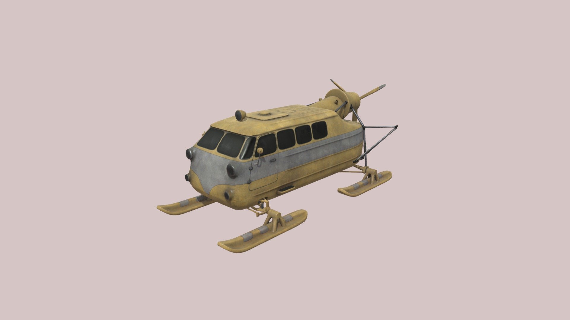 Snowmobile Ka-30 - 3D model by Nikita (@nik_p) [ee1590c] - Sketchfab