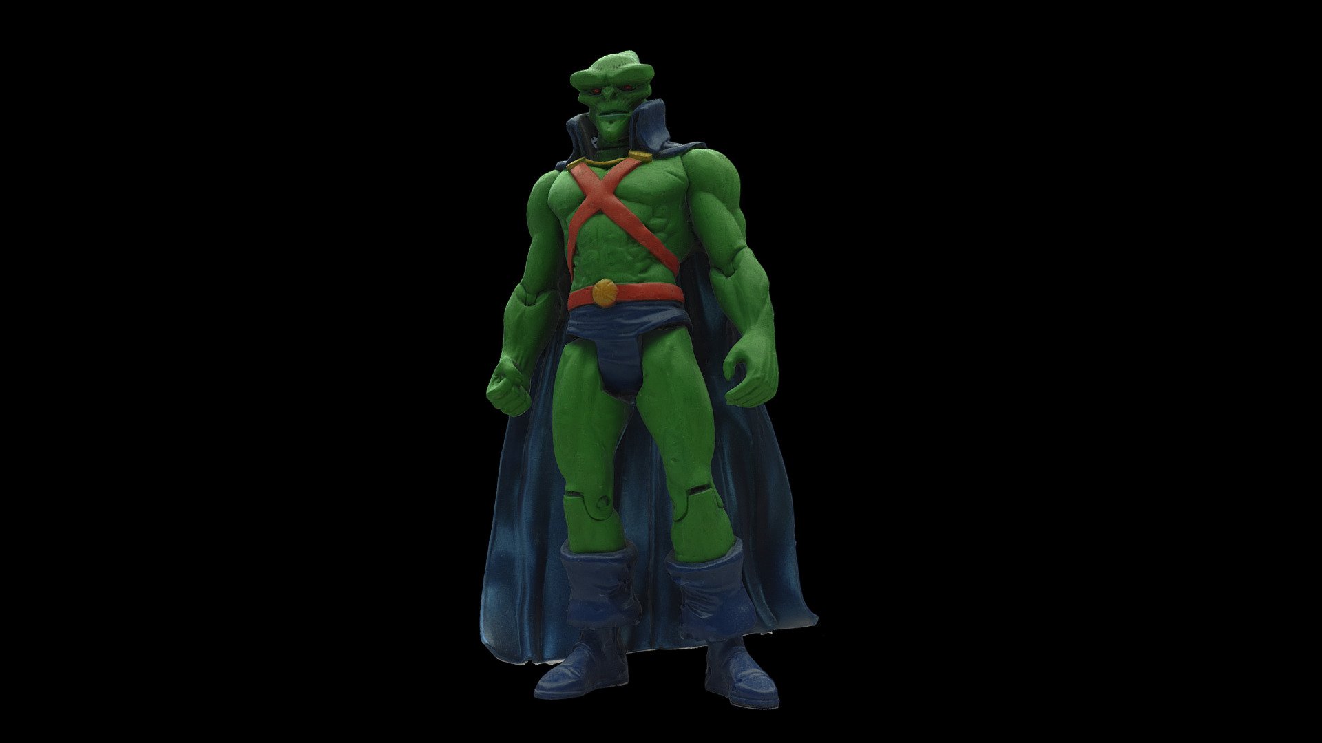 Martian Manhunter (lowpoly) - Download Free 3D model by ...
