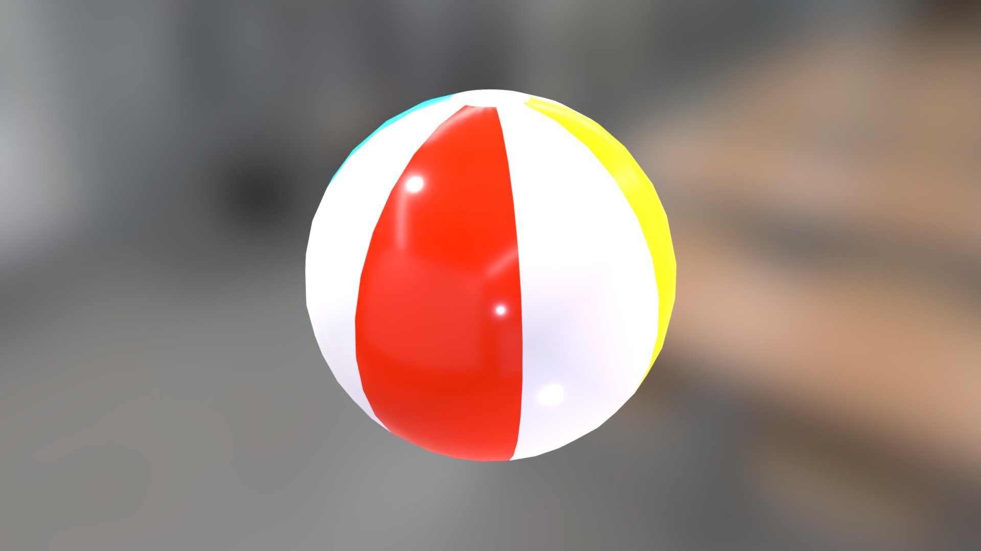 Beachball - Download Free 3D model by wildheart107 [ee18423] - Sketchfab