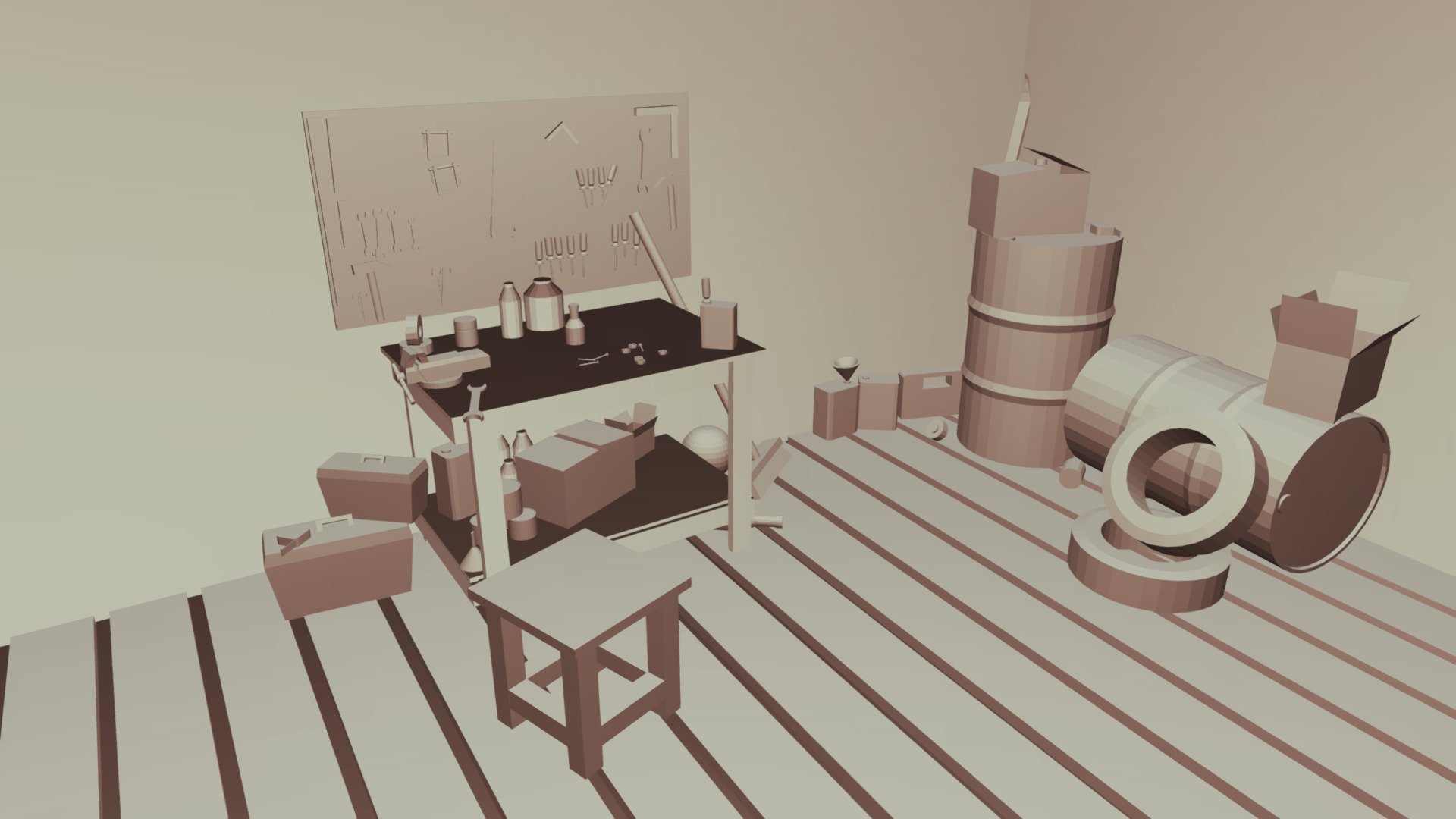 Workshop - Download Free 3D model by alexdouble [ee1847a] - Sketchfab