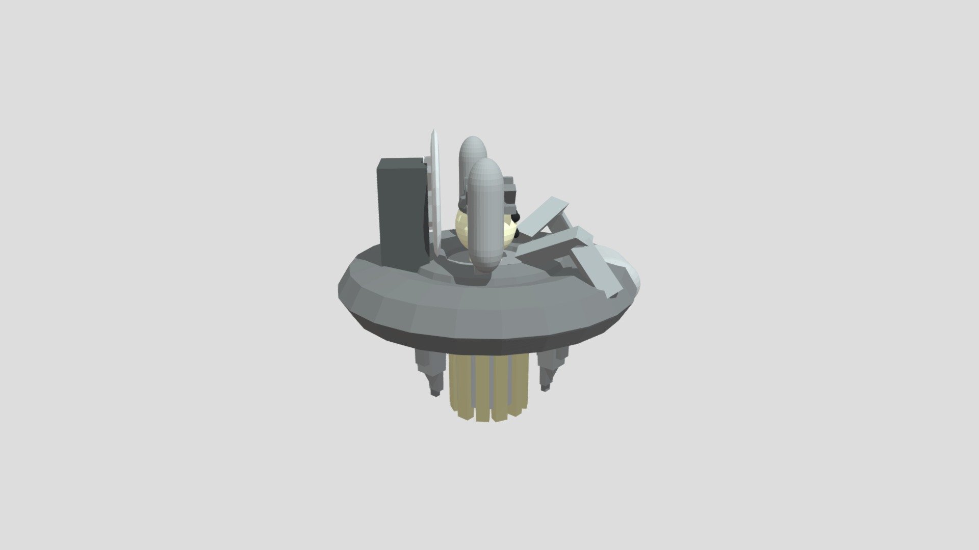Astro Mothership - Download Free 3D model by Samurai Cameraman ...