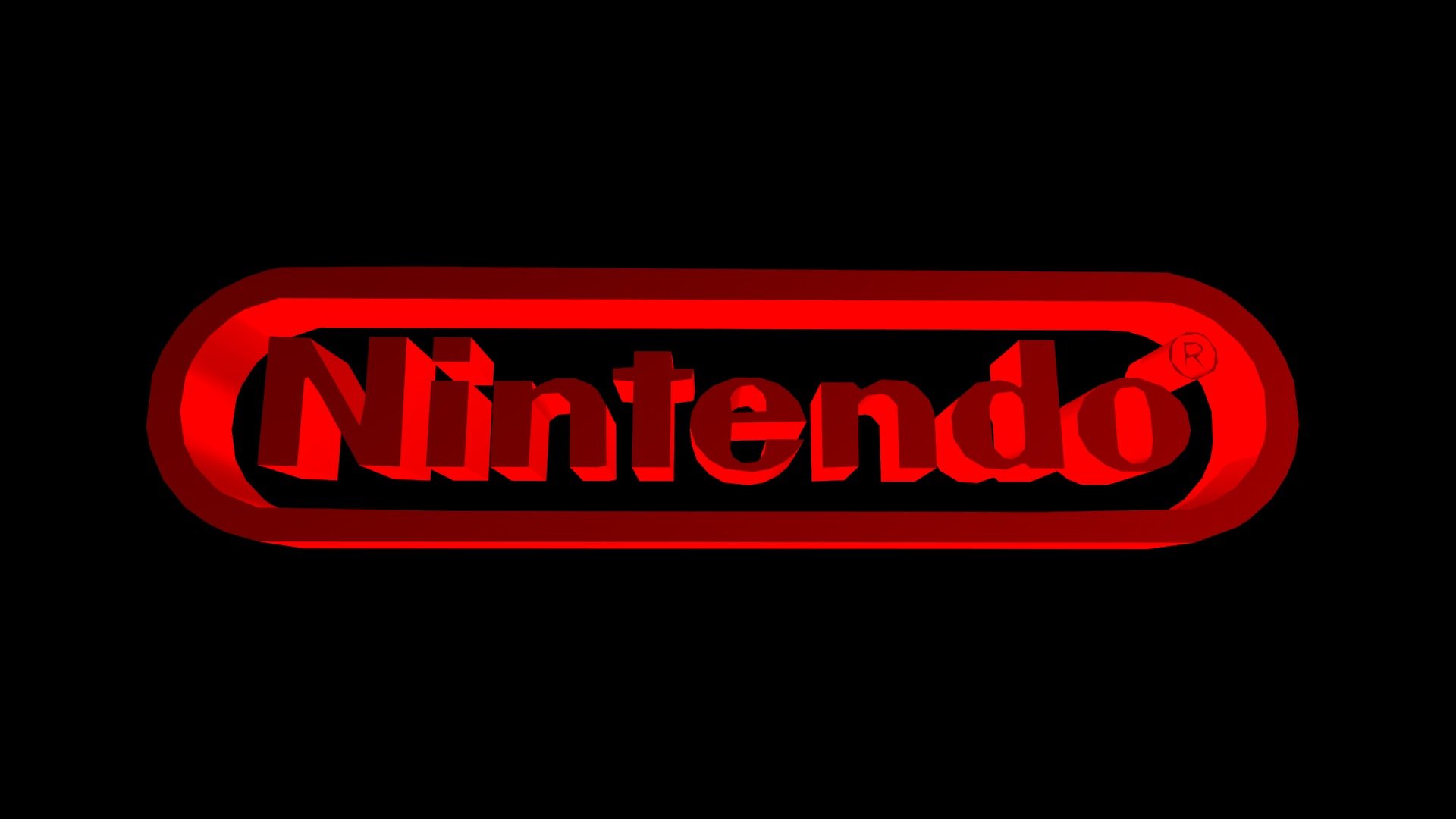 Nintendo Logo - Buy Royalty Free 3D model by Aldo (@aldo.a.y) [ee196f7 ...