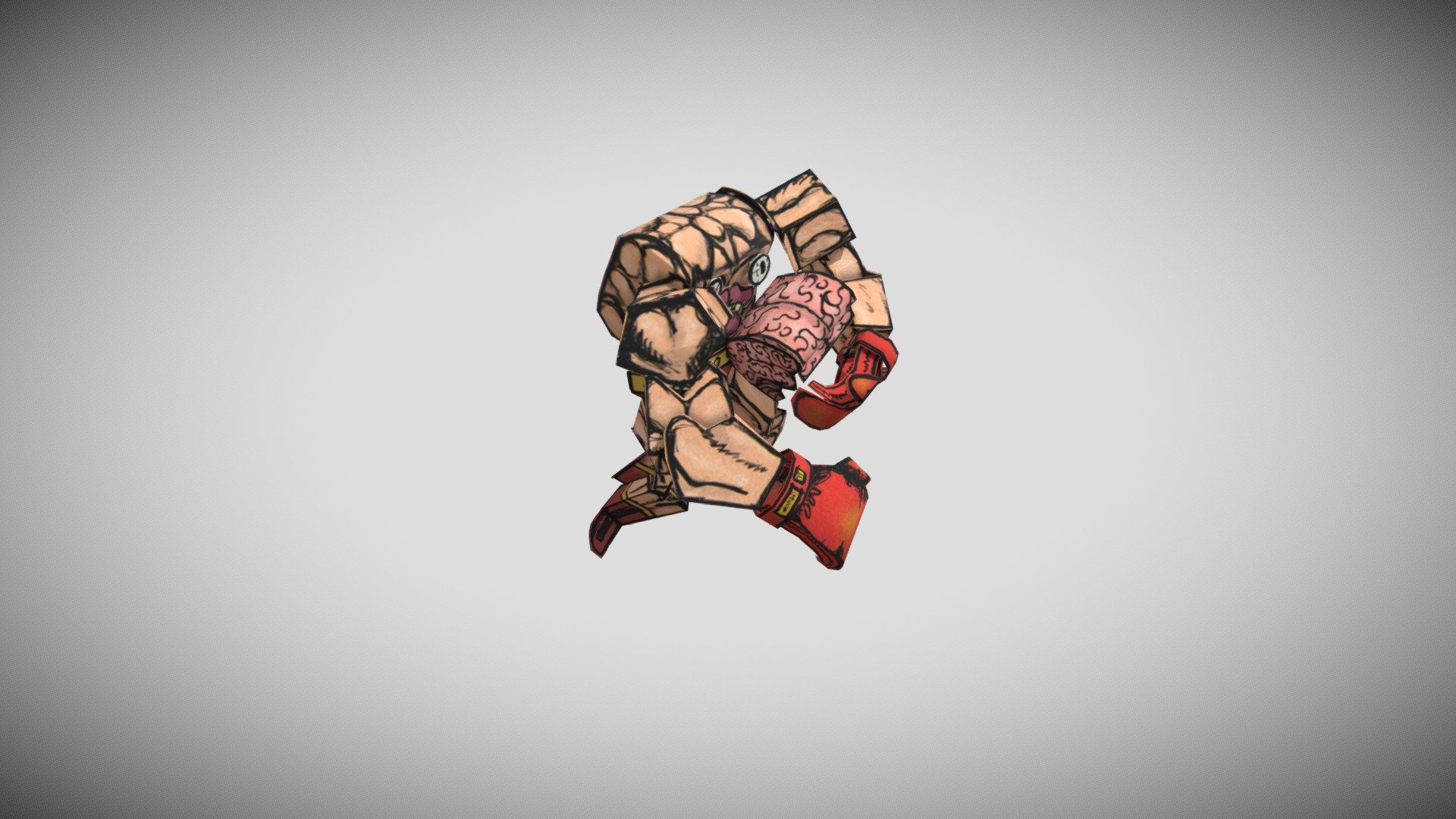 Brainless Champion - Paper Cut Mansion - 3D model by gcaruso [ee1a2e8 ...