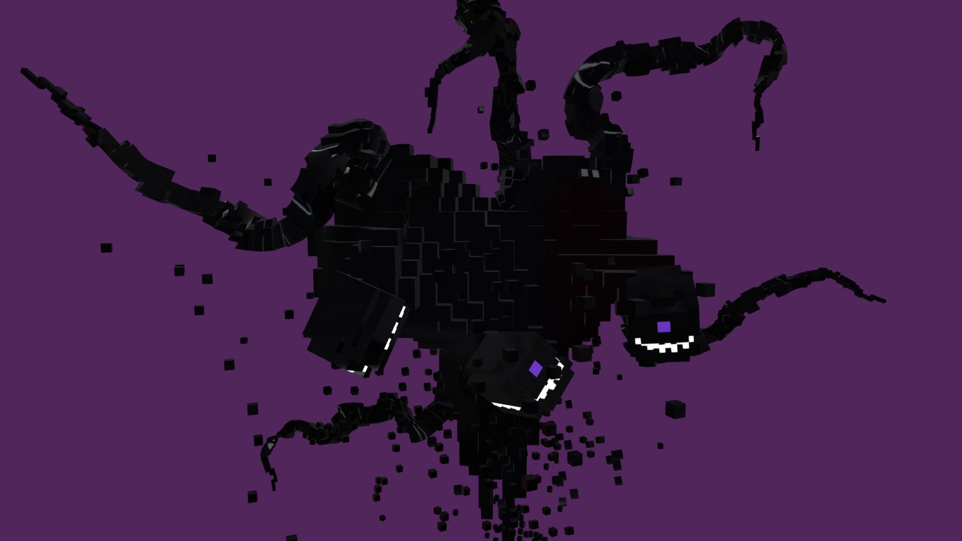 Wither Storm boss - Download Free 3D model by bppark [ee1b6a7] - Sketchfab