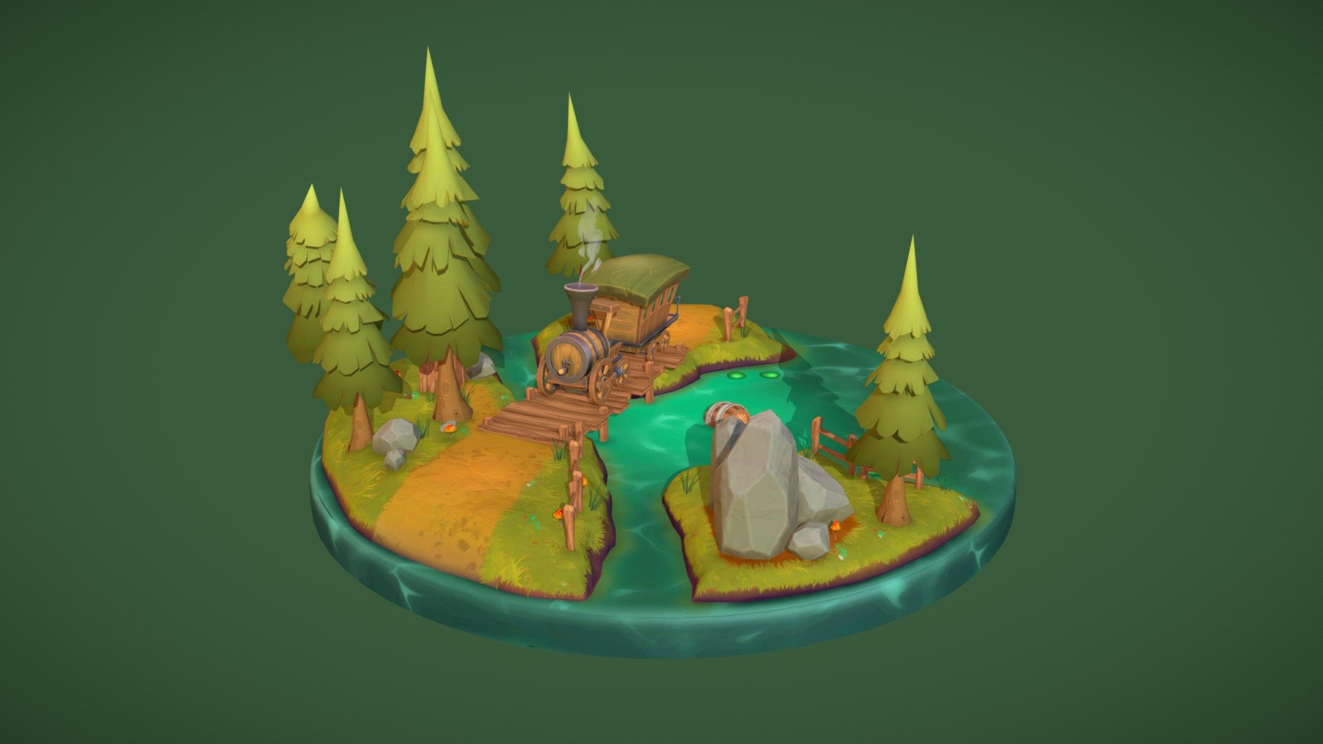 The Swamp - Download Free 3D model by Eymen (@EymenAkmaz) [ee1d6f8 ...
