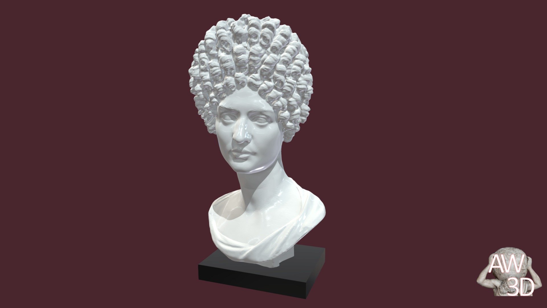 105.DB.21 Flavian Female Portrait - Download Free 3D model by Ancient ...