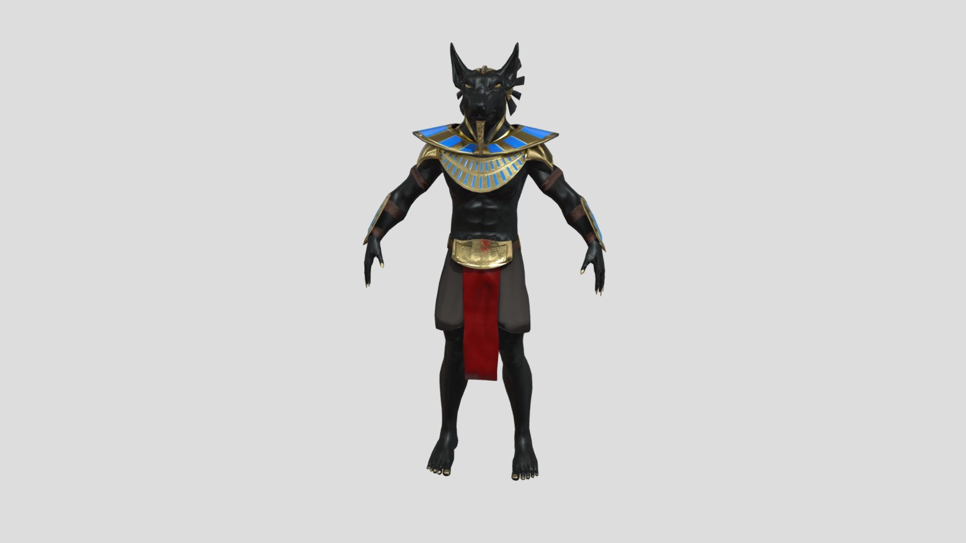 Anubis - 3D model by belevol [ee1e59f] - Sketchfab