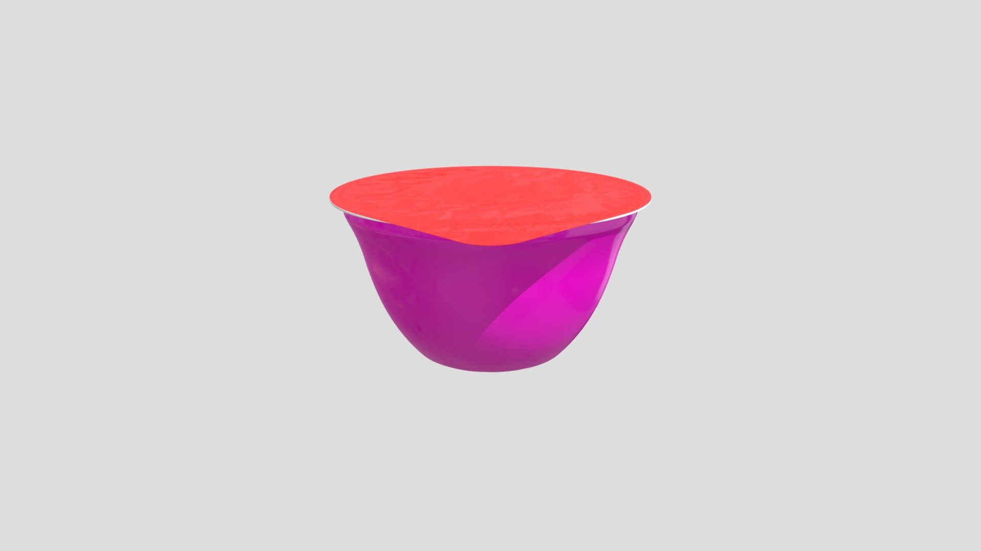 Yougurt-stakan - 3D model by alexandrarutchev [ee1e8d7] - Sketchfab