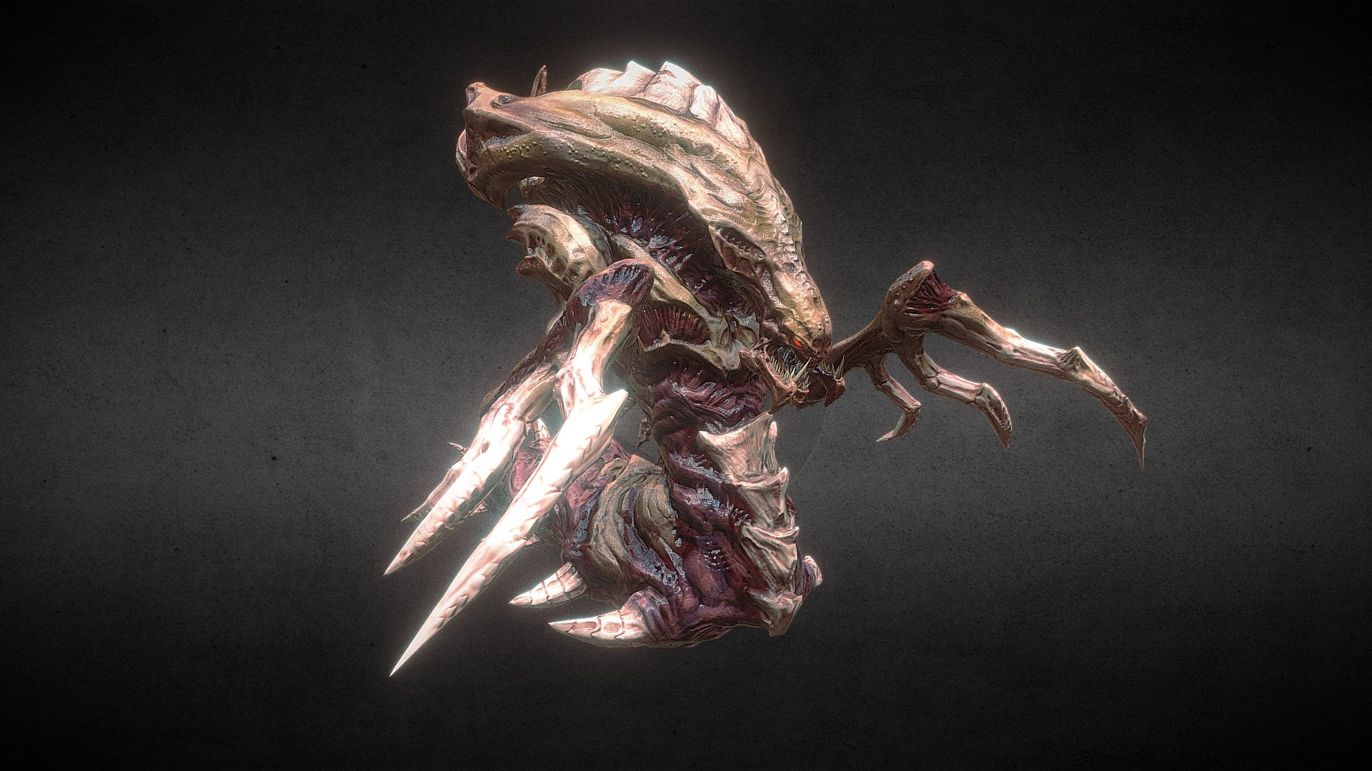 Hydralisk 001 - 3D model by Mkounelakis [ee2039f] - Sketchfab